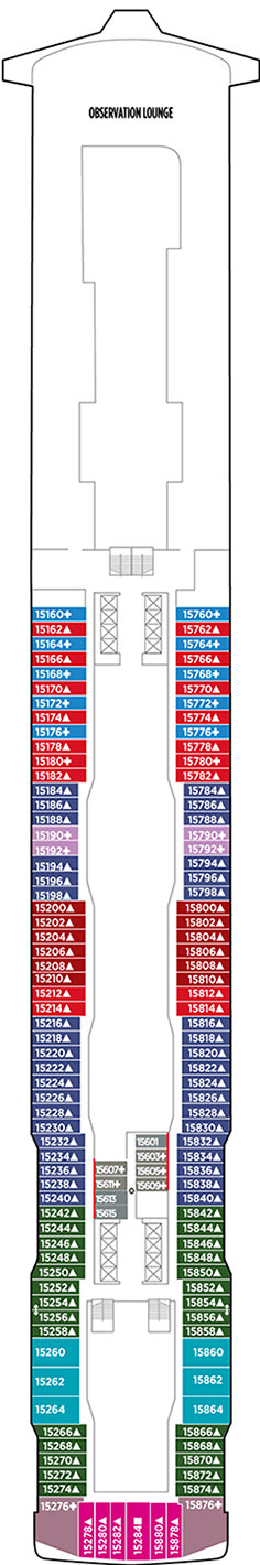 Norwegian Encore Deck plan & cabin plan
