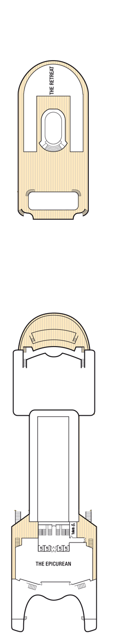 Azura Deck plan & cabin plan