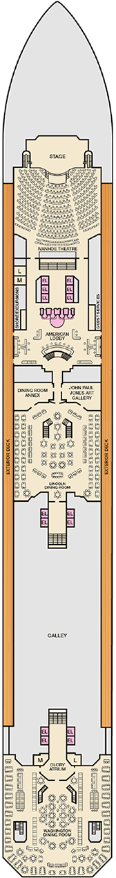 Carnival Valor Deck plan & cabin plan