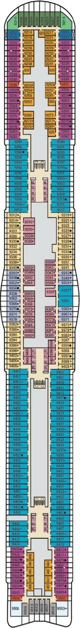Carnival Celebration Deck plan & cabin plan