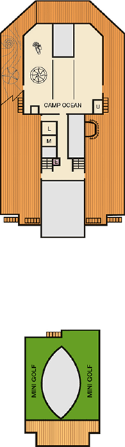 Carnival Conquest Deck plan & cabin plan