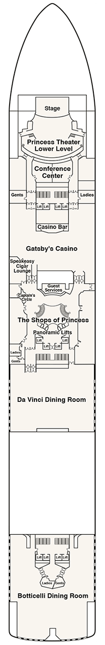 Emerald Princess Deckplan & Kabinen-Plan