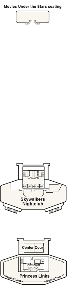 Emerald Princess Deck plan & cabin plan