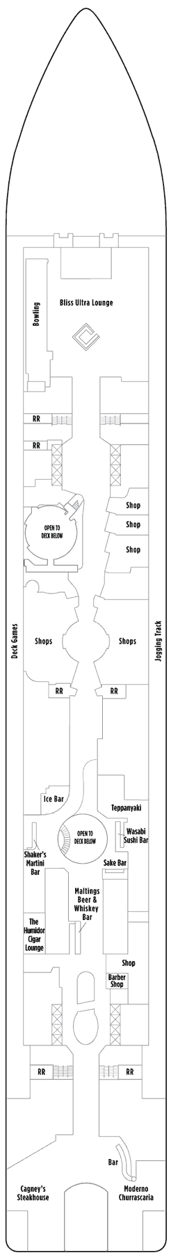 Norwegian Epic Deck plan & cabin plan