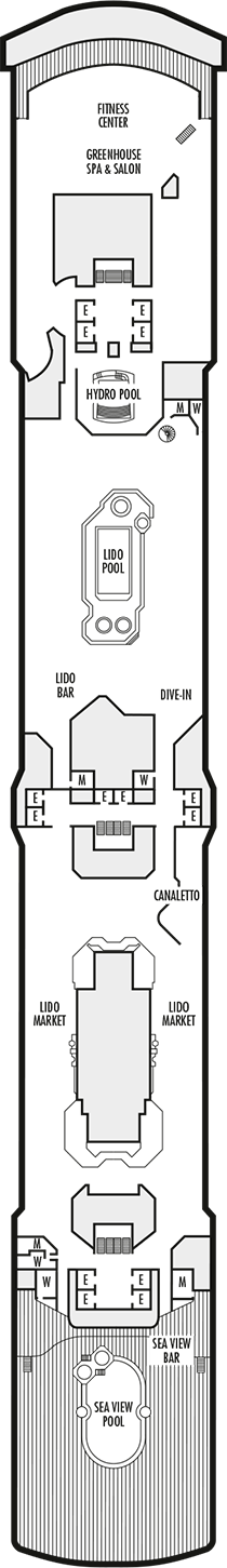 Oosterdam Deck plan & cabin plan