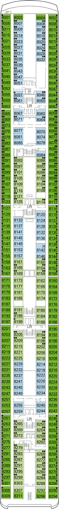 Deck plan MSC Opera from 10/05/2016