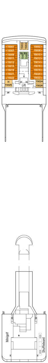 MSC Musica Deck plan & cabin plan