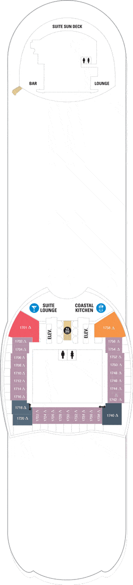 Oasis of the Seas Deck plan & cabin plan