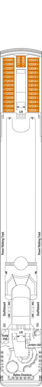 MSC Opera Deck plan & cabin plan