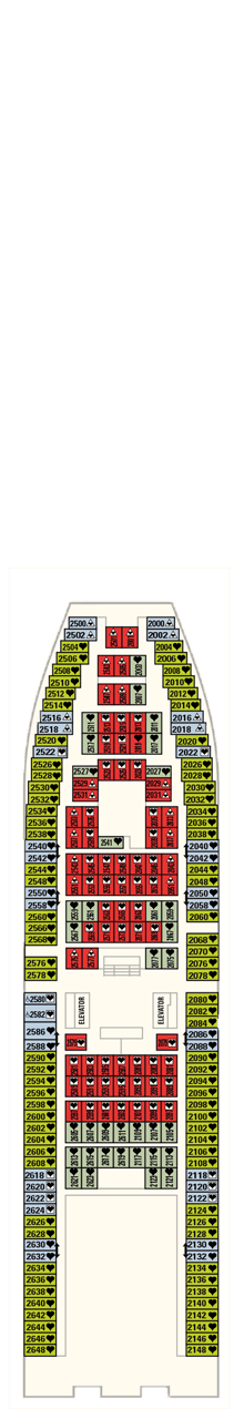Sovereign Deck plan & cabin plan