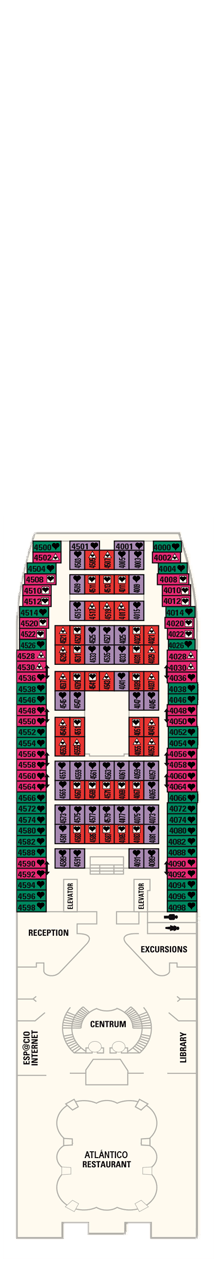 Sovereign Deck plan & cabin plan