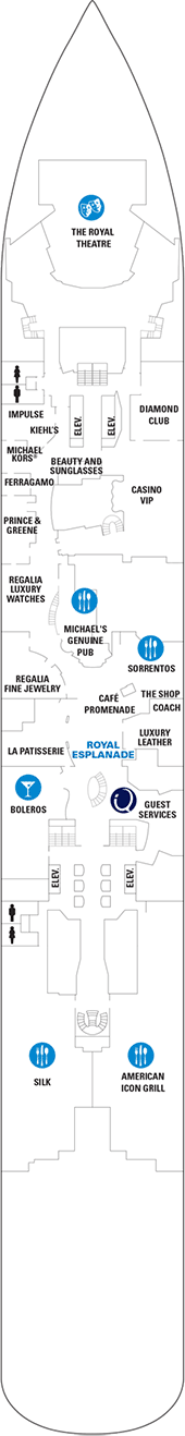 Quantum of the Seas Deck plan & cabin plan