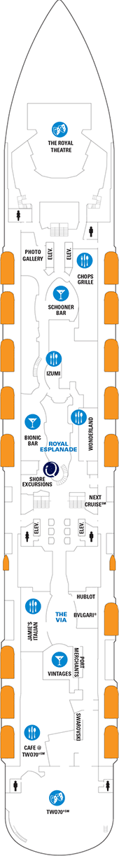 Quantum of the Seas Deck plan & cabin plan