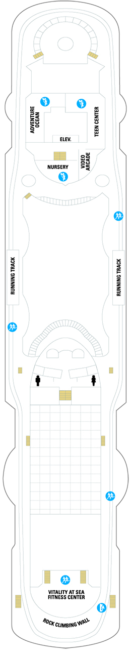 Rhapsody of the Seas Deck plan & cabin plan