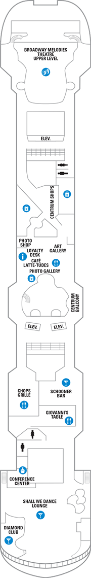 Rhapsody of the Seas Deck plan & cabin plan