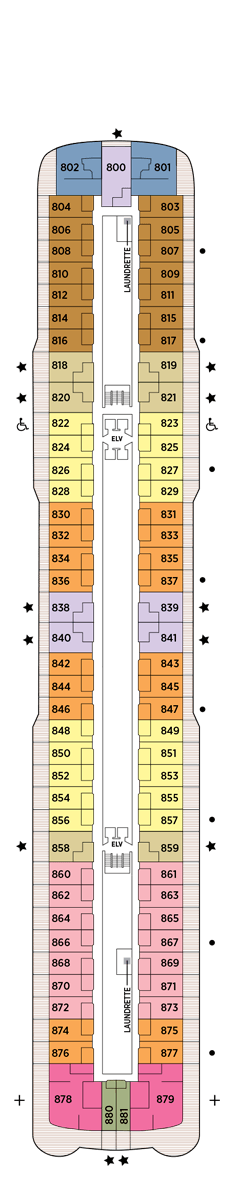 Seven Seas Explorer Deck plan & cabin plan
