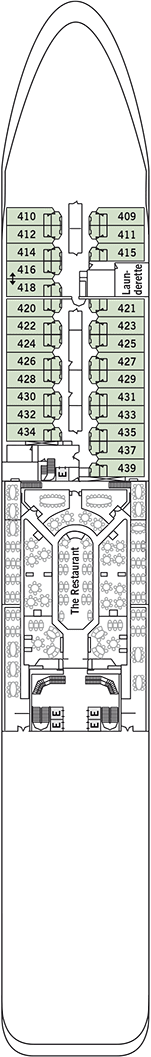 Silver Shadow Deck plan & cabin plan